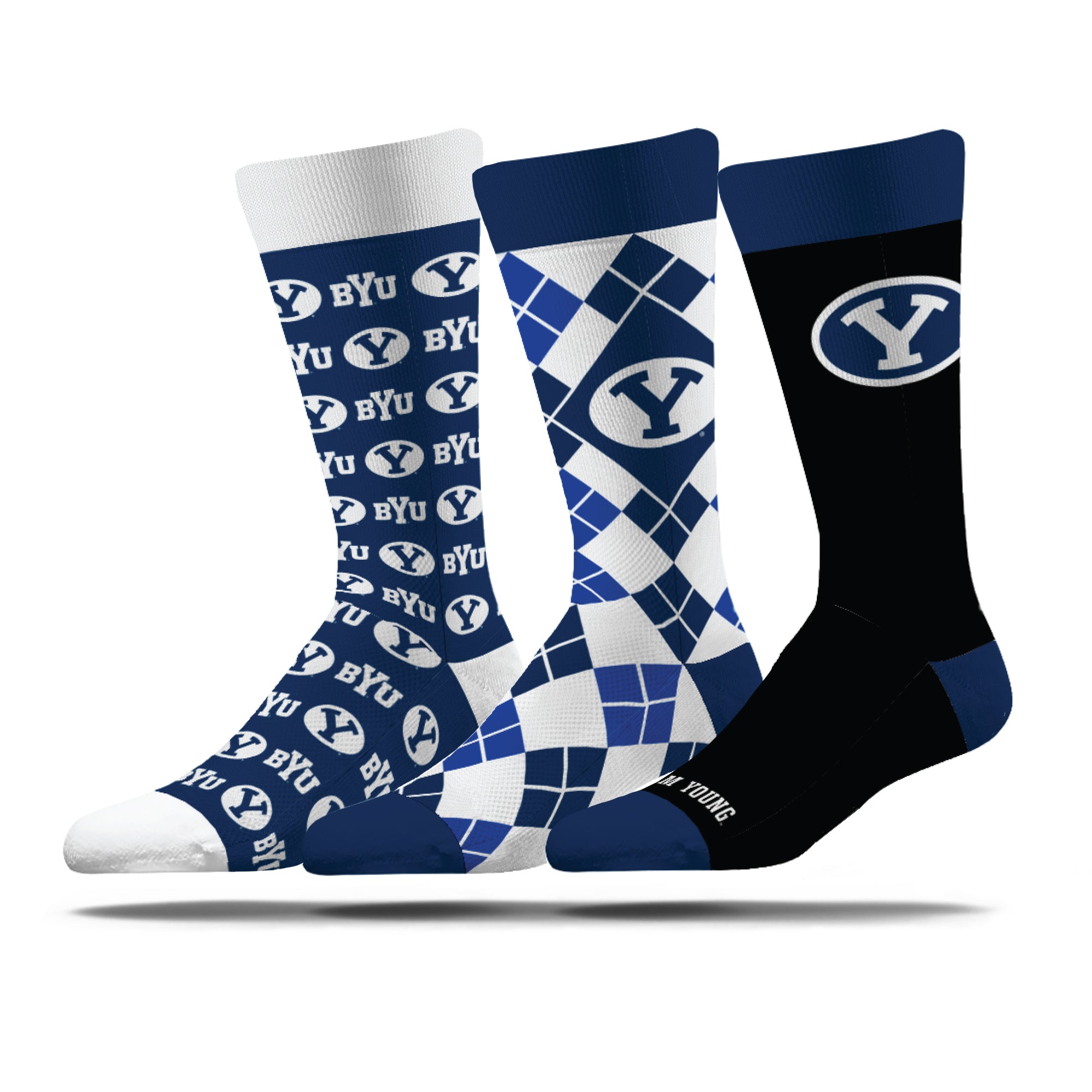 BYU | Business Knit Crew | NCAA 3 Pack | N02415655ML – Strideline Wholesale