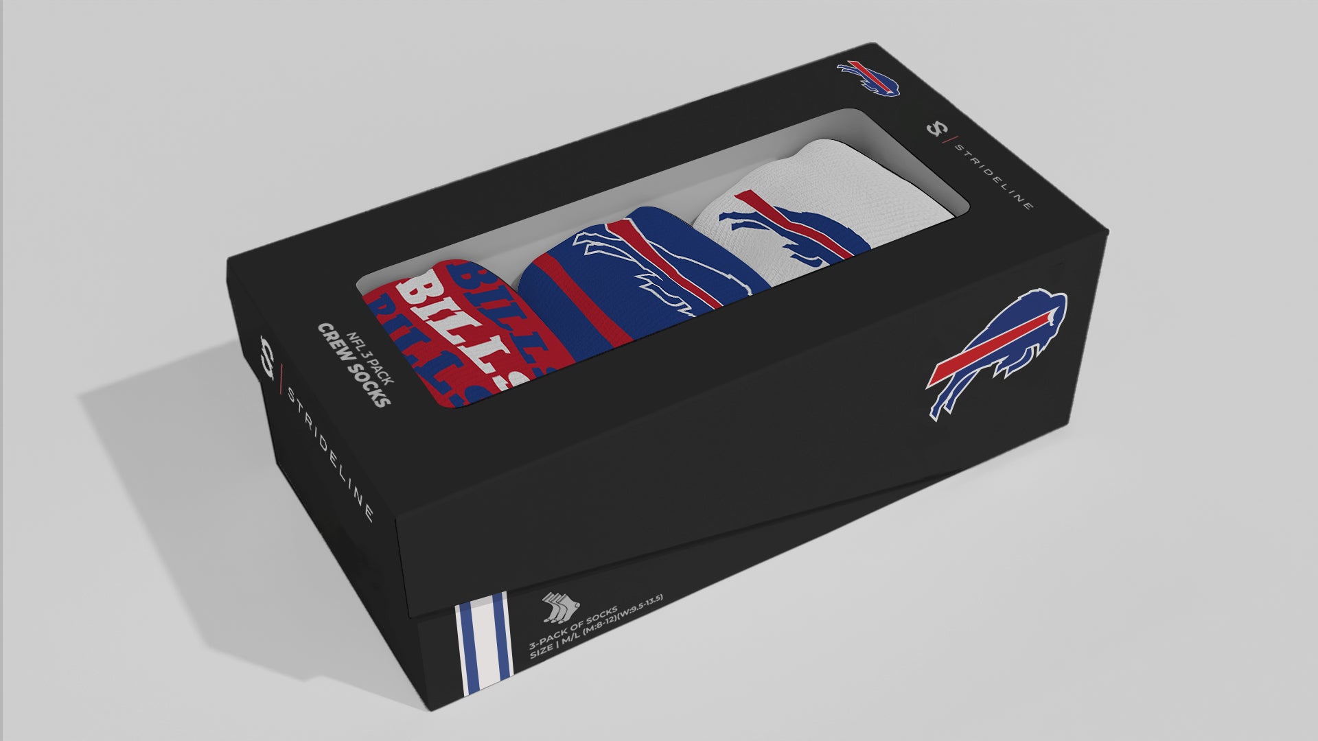 Buffalo Bills | Premium Knit Crew | NFL 3 Pack Box | N02413369ML ...