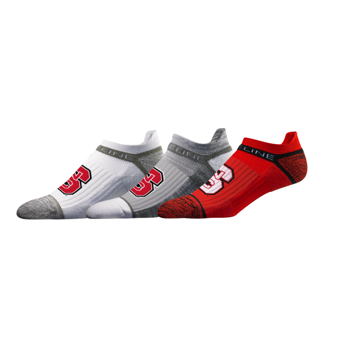 North Carolina State University | Premium Low | NCAA 3 Pack Box | N025 ...