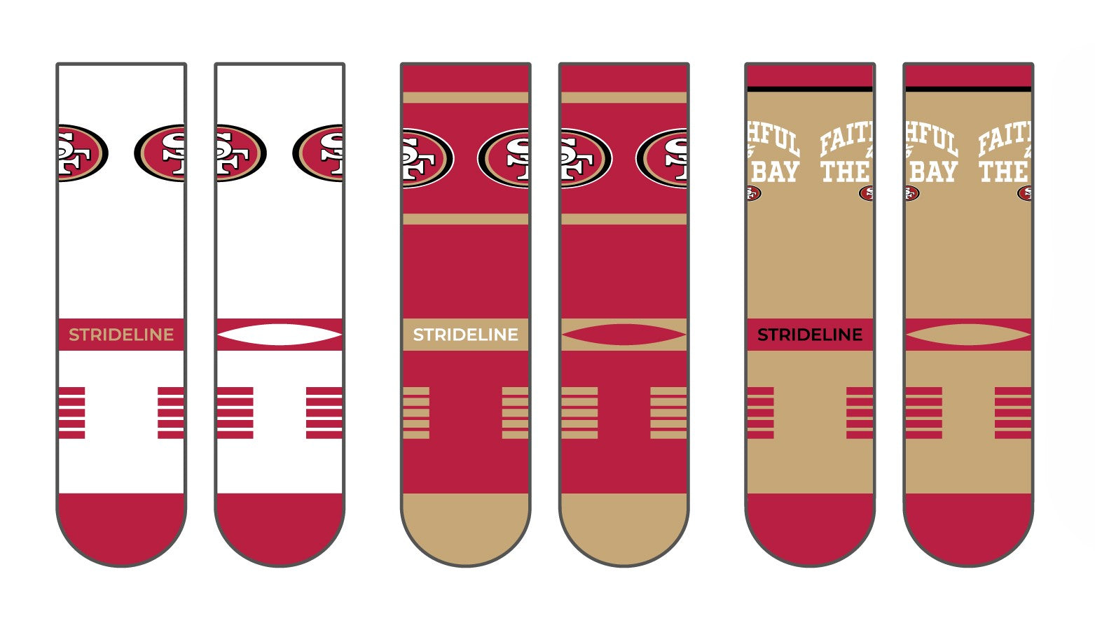 San Francisco 49ers | Premium Knit Crew | NFL 3 Pack Box | N02414887ML ...