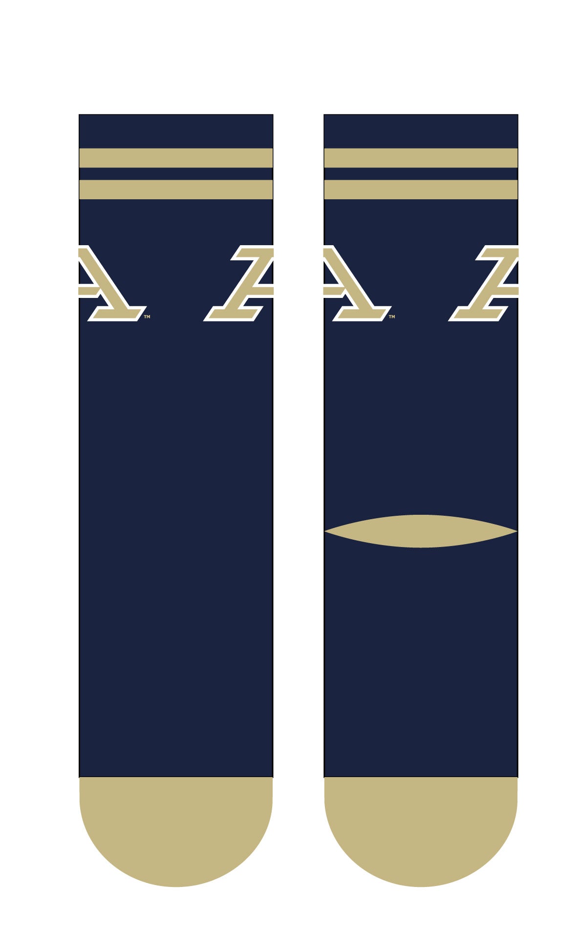 University of Akron | Economy Knit Crew | Primary Logo School Color ...