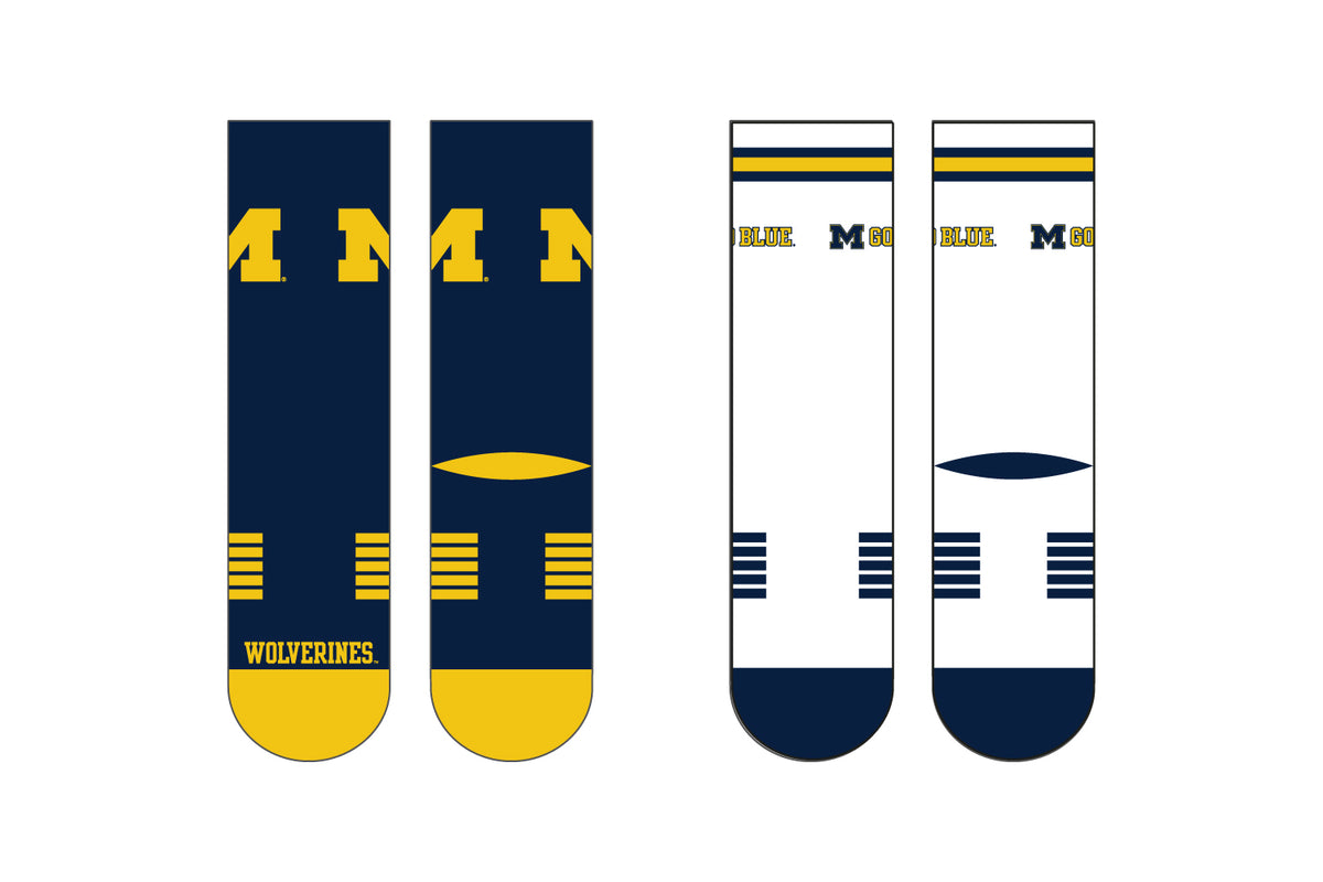 University of Michigan | Premier Knit Crew | NCAA 2 Pack | N02514311ML ...