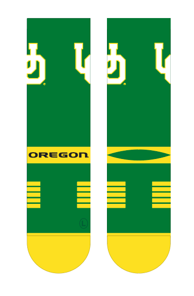 University of Oregon | Premium Knit Crew | Primary Logo School Color ...